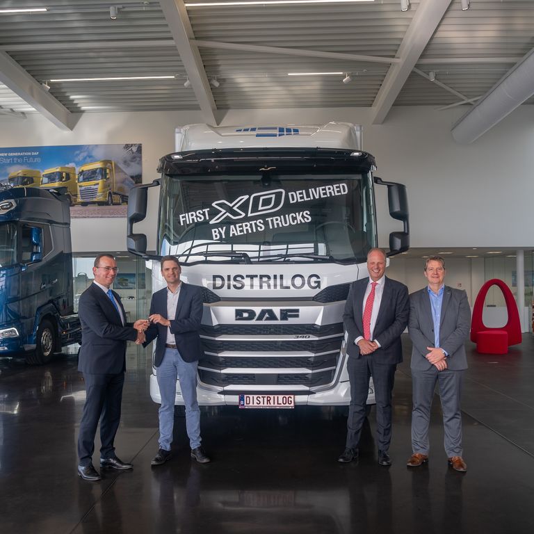 Distrilog Group | Distrilog takes Belgium’s first DAF XD into service